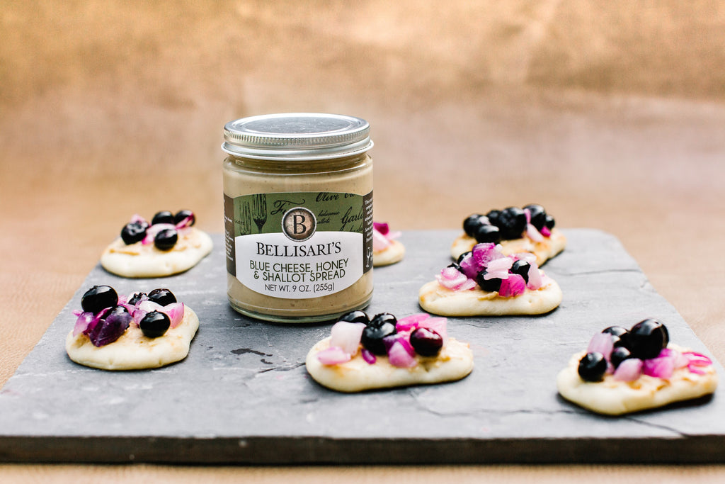 How to Make Bellisari's Blueberry Onion & Bleu Cheese Naan Appetizer ...